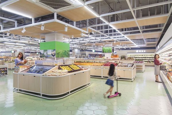 Modular Market Design Offers Beautiful Display of Organic Products